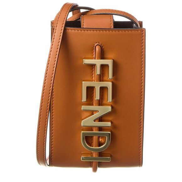 Fendi | Bags | Fendi Fendigraphy Leather Phone Pouch | Poshmark